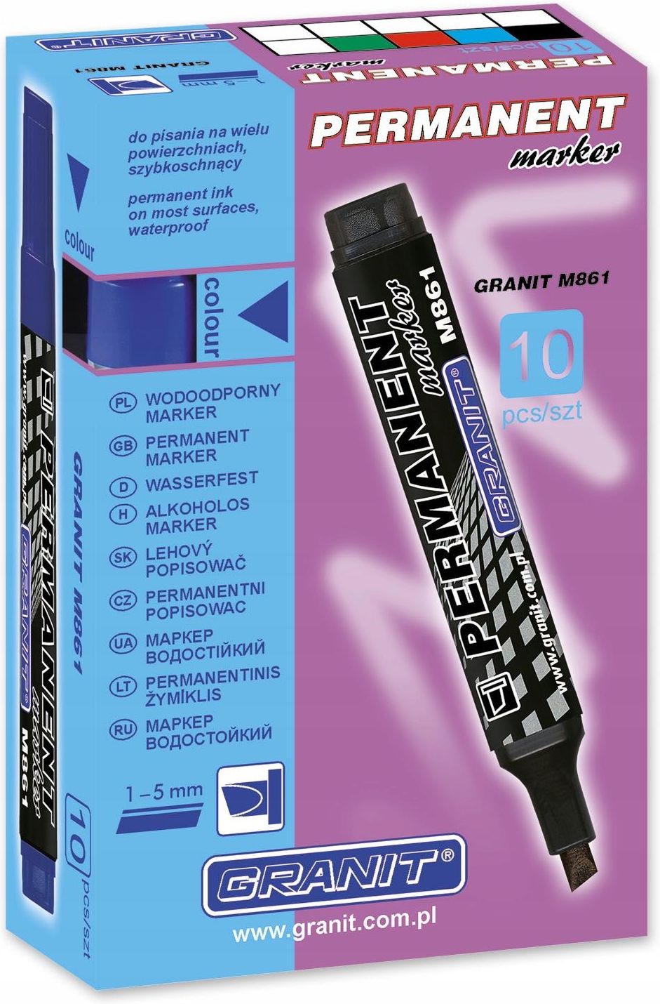 Markery Permanentne 10szt. Czarne 1-5Mm Ścięte Pl - Ceny i opinie ...