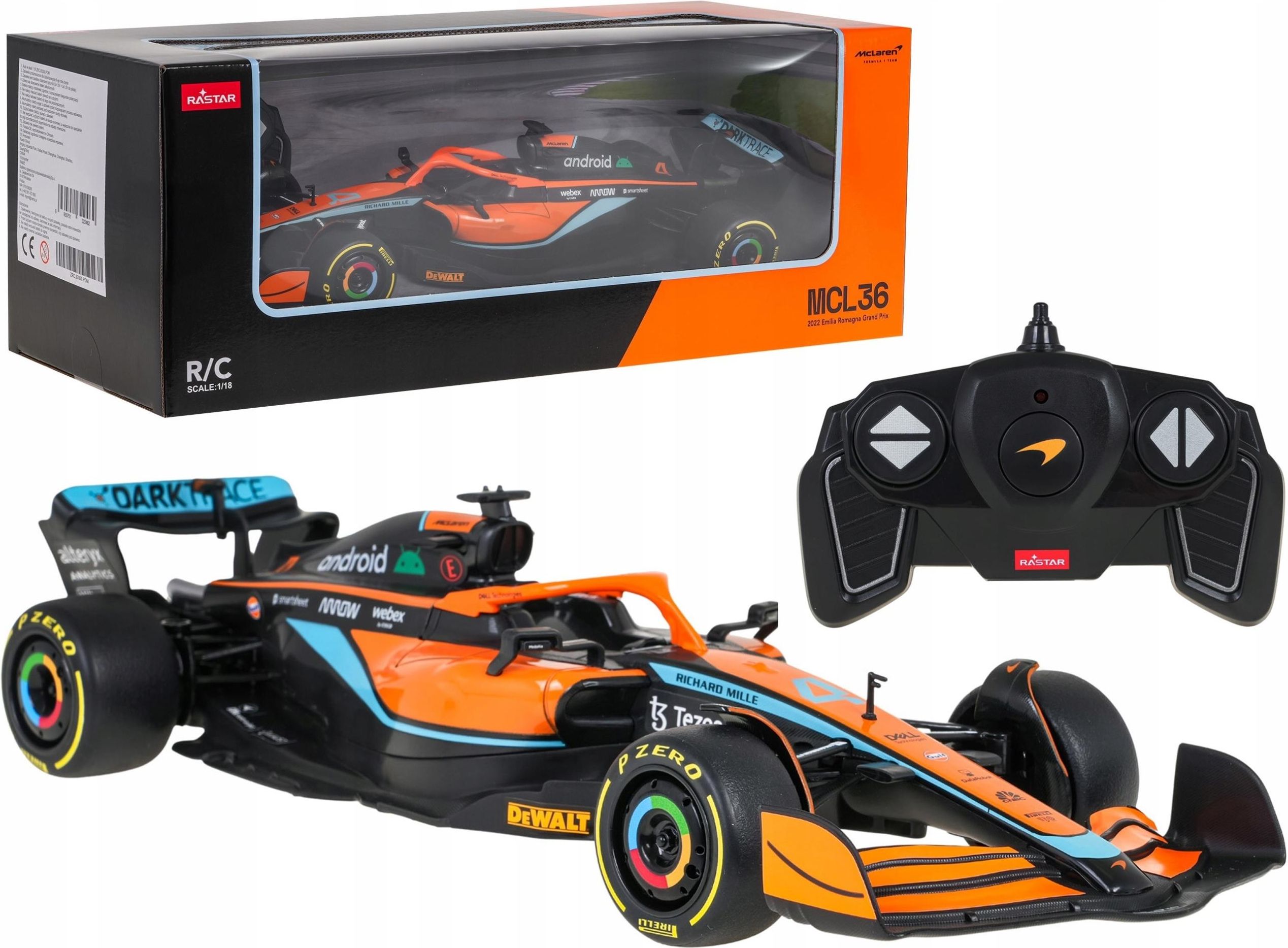Rastar Samochód Mclaren F1 Mcl36 1:18 - Ceny i opinie - Ceneo.pl