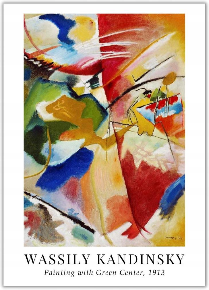 Plakat Reprodukcja A3 Bez Ram Wassily Kandinsky - Opinie i atrakcyjne ceny na Ceneo.pl