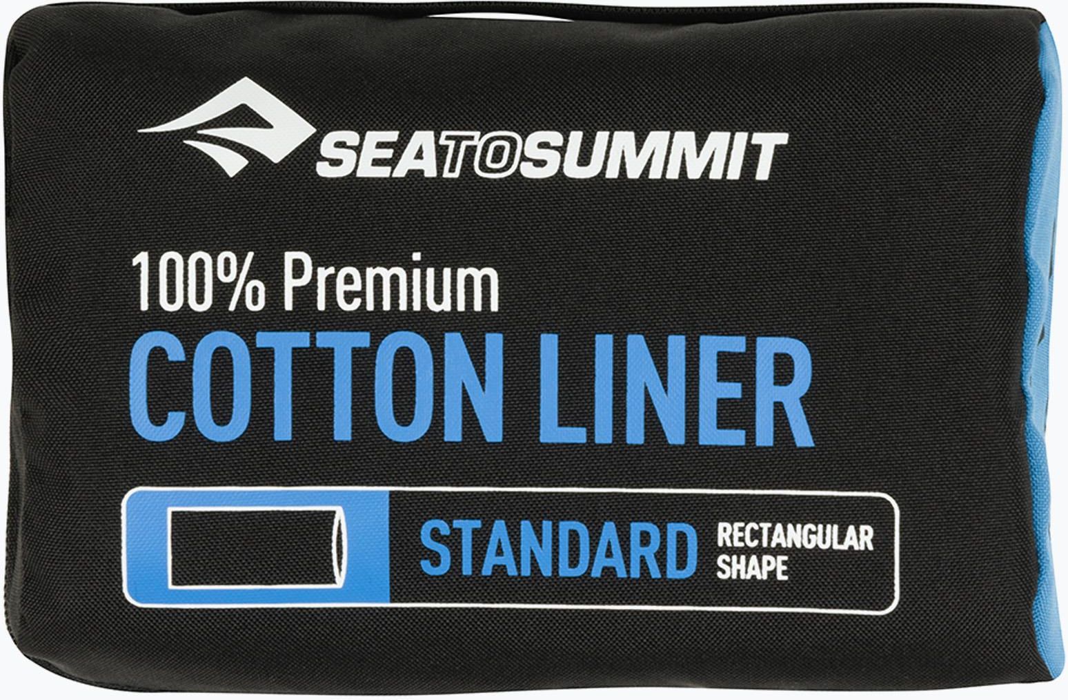 Sea To Summit Wkładka Do Śpiwora Premium Cotton Travel Liner Granatowa ...