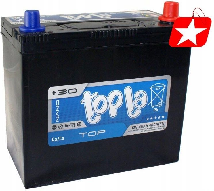 Topla Akumulator 45Ah T45Ja 360A P Japan - Opinie i ceny na Ceneo.pl