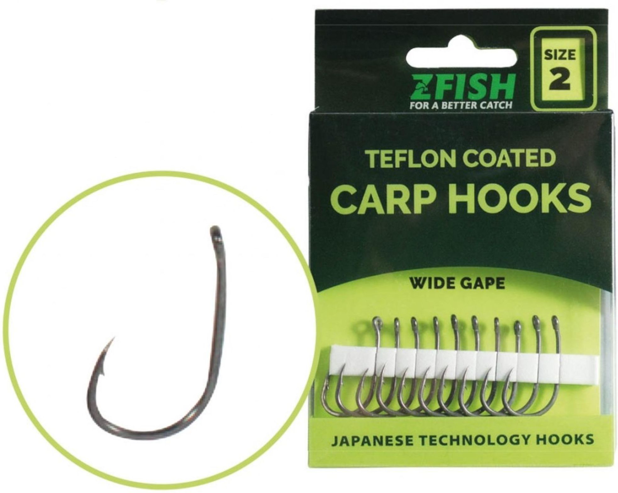 Zfish Haczyki Z Mikrozadziorem Carp Hooks Wide Gape 4 ZF5568 - Ceny i ...