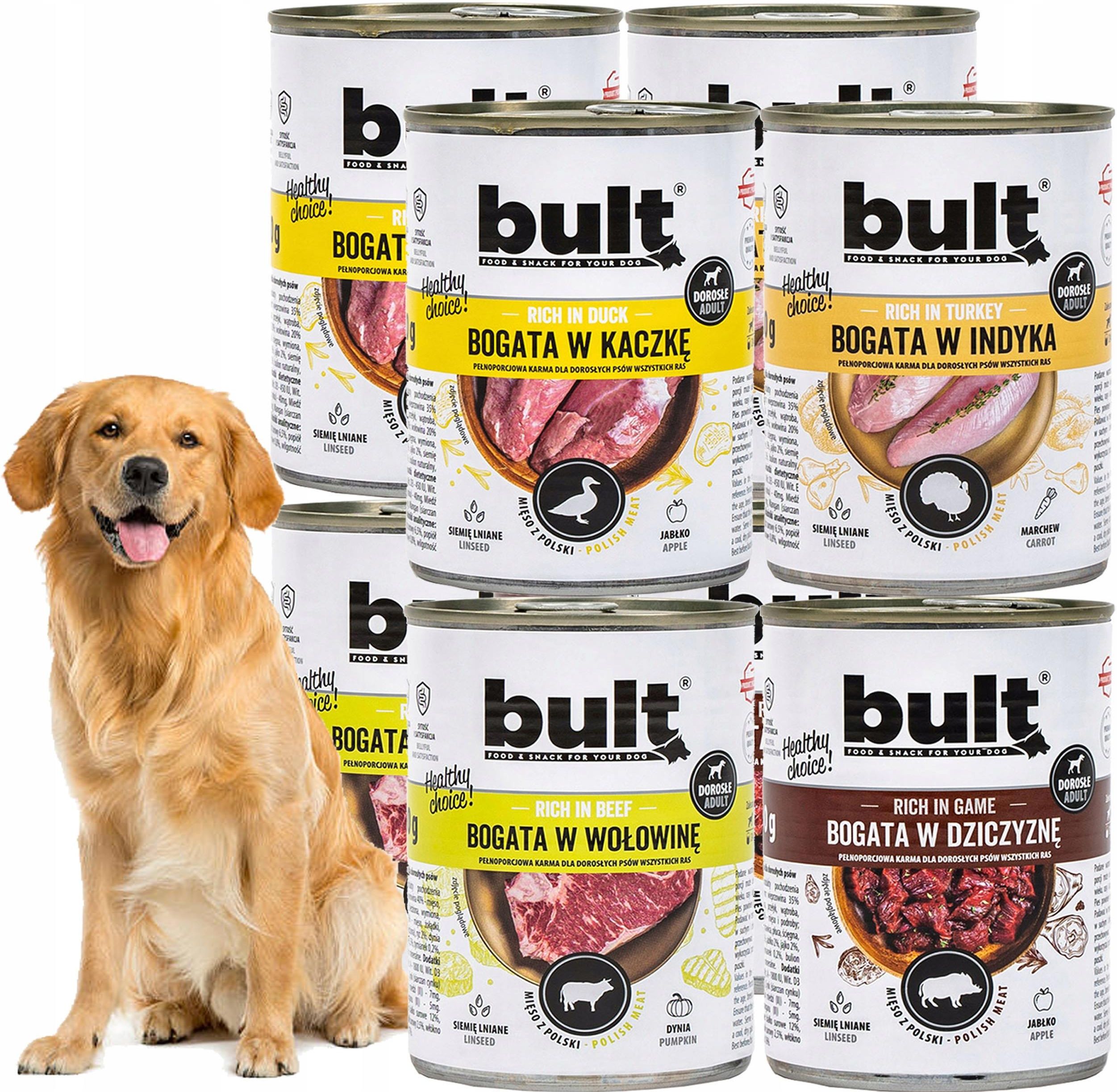 Karma Bult Mokra Karma Puszka Dla Psa Mix Smaków 8X800G - Ceny i opinie ...