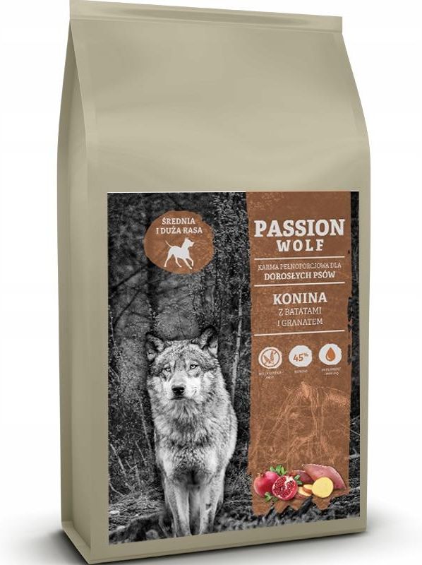 Karma Passion Wolf Adult Medium Large Horse Konina 2Kg - Ceny i opinie ...