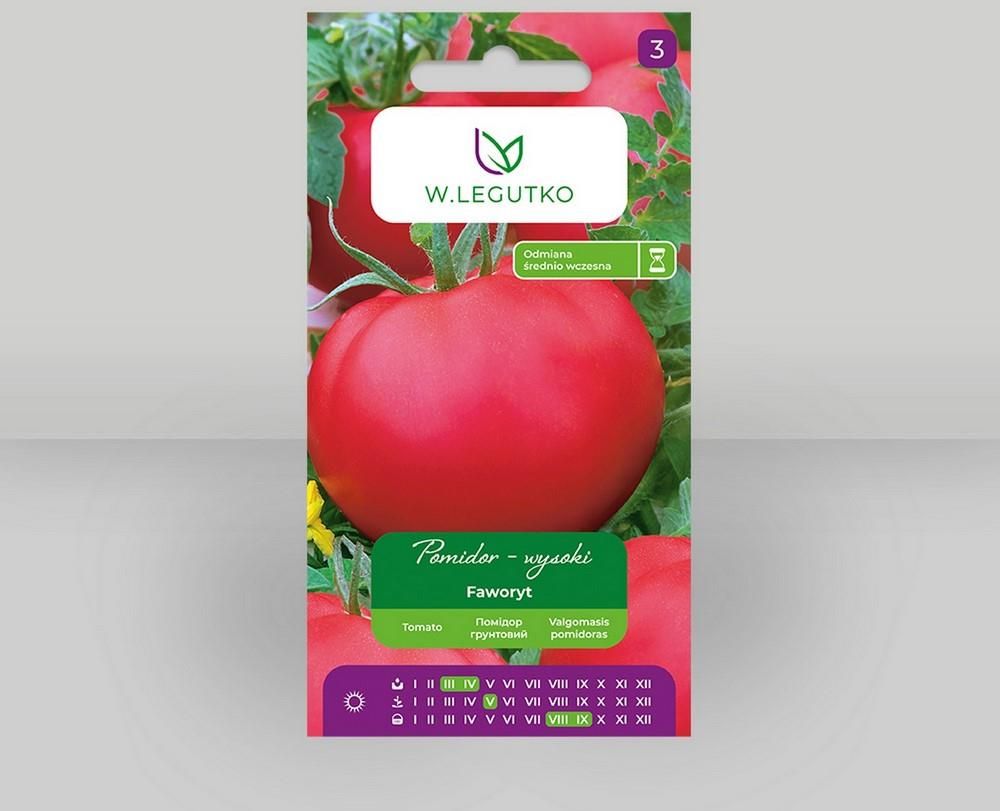 W. Legutko Pomidor Gruntowy Wysoki Faworyt Różowy 0,75G - Ceny i opinie - Ceneo.pl