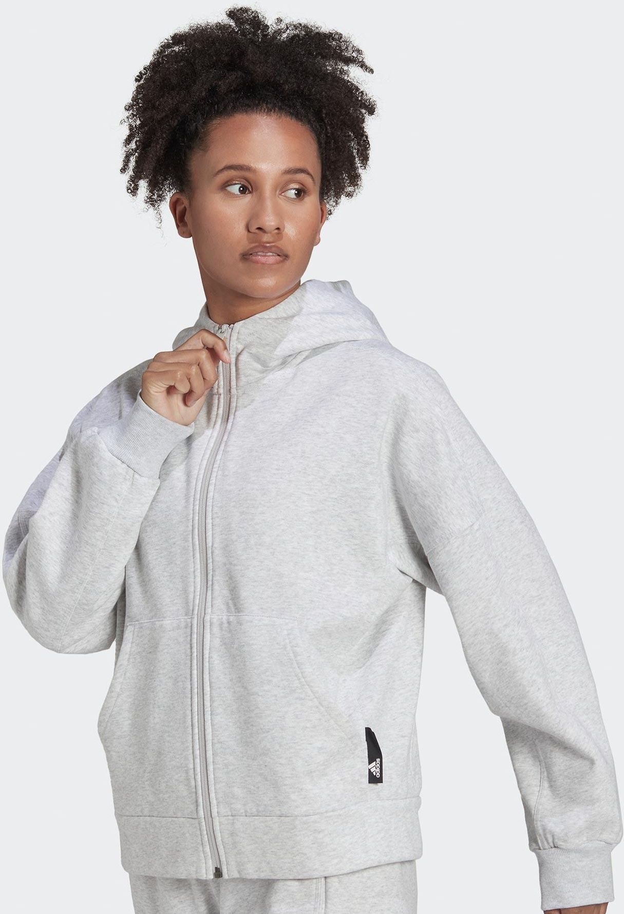 Bluza Adidas W Sl Hd Fz HE2861 S Szara (4065423172976) - Ceny i opinie ...