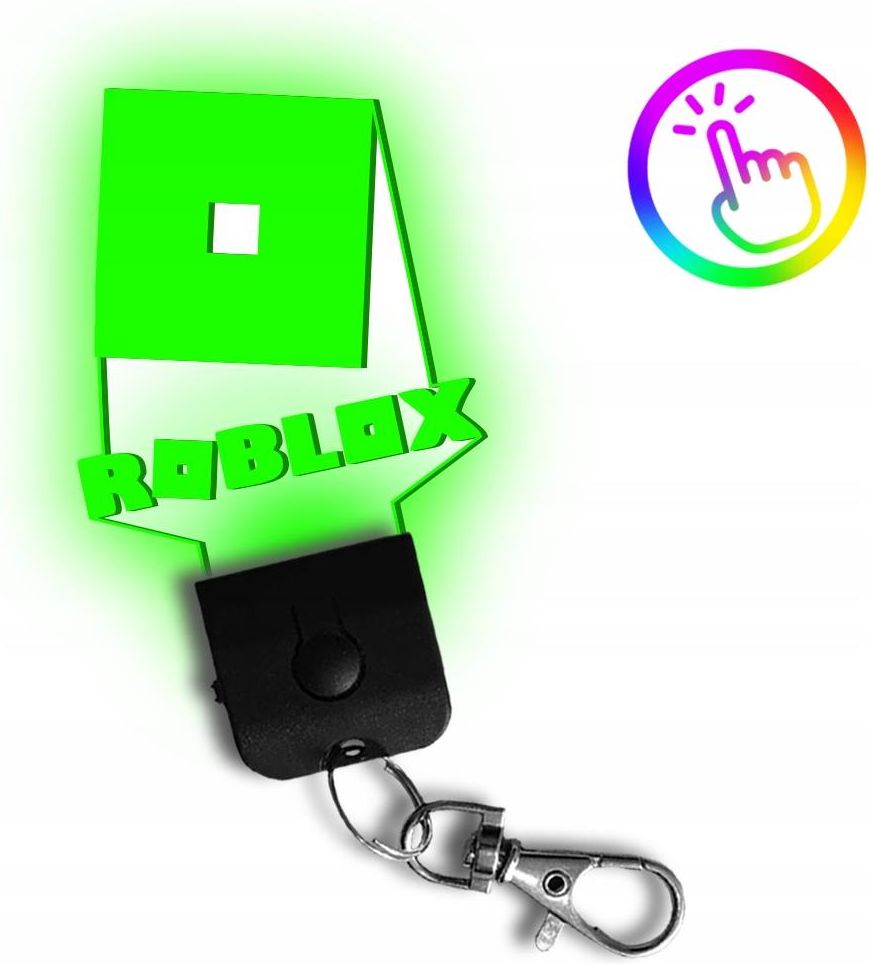 Brelok Led Zawieszka do Kluczy Roblox Logo Grawer - Gadżety odzieżowe ...