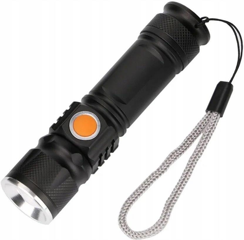Mini Latarka Led Usb Zoom Brelok Akumulator - Gadżety elektroniczne ...