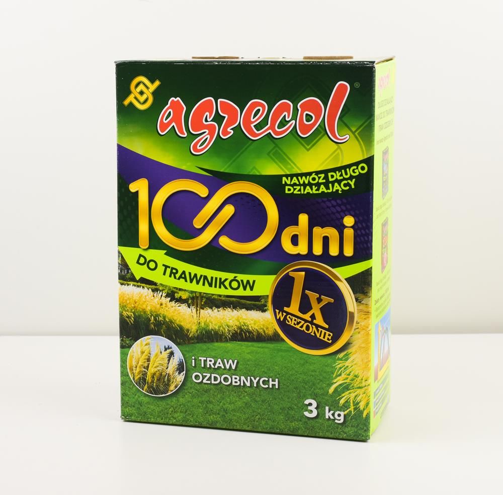 Nawóz Agrecol 100 Dni Nawóz Do Trawników I Traw Ozdobnych 3kg - Ceny i opinie - Ceneo.pl
