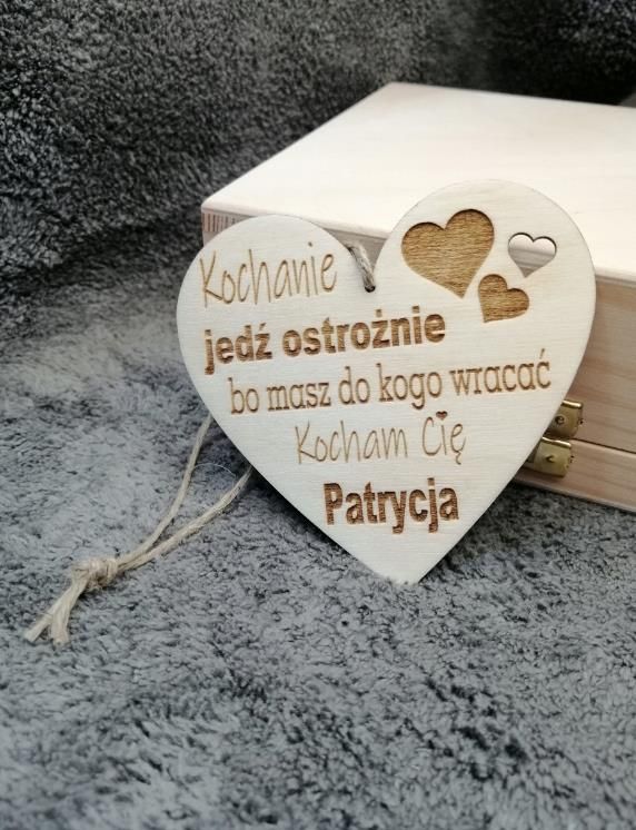 Zawieszka na lusterko Serce Kochanie Zwolnij Gift - Gadżety dla domu ...