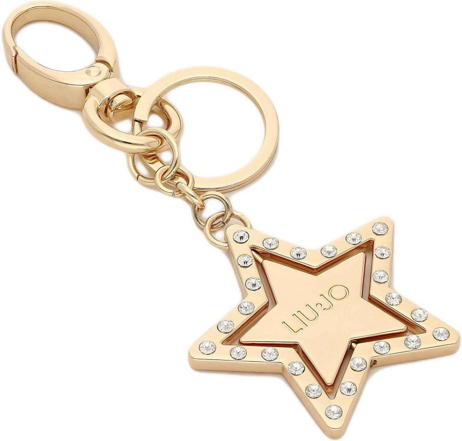 Brelok Liu Jo - Key Ring Star AA3124 A0001 Brass Gold B1805 - Gadżety ...