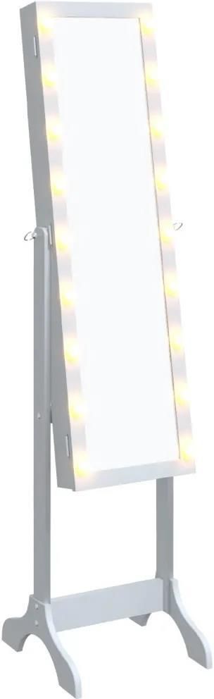 Vidaxl Lustro Stojące Z Led Białe 34X37X146 Cm - Opinie i atrakcyjne ...