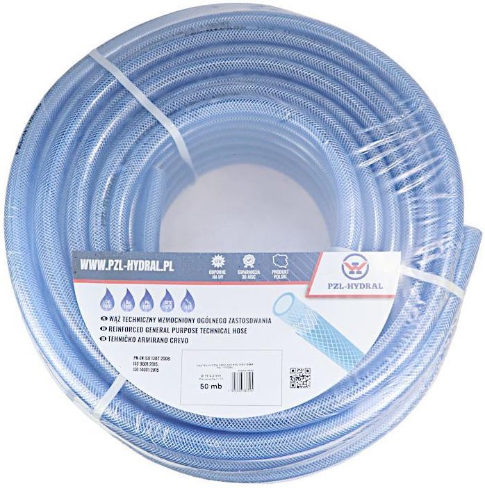 Hydral Wąż Techniczny Zbrojony Pvc 19X3 13Bar Pzl 50M Abpvcdn19X3H ...