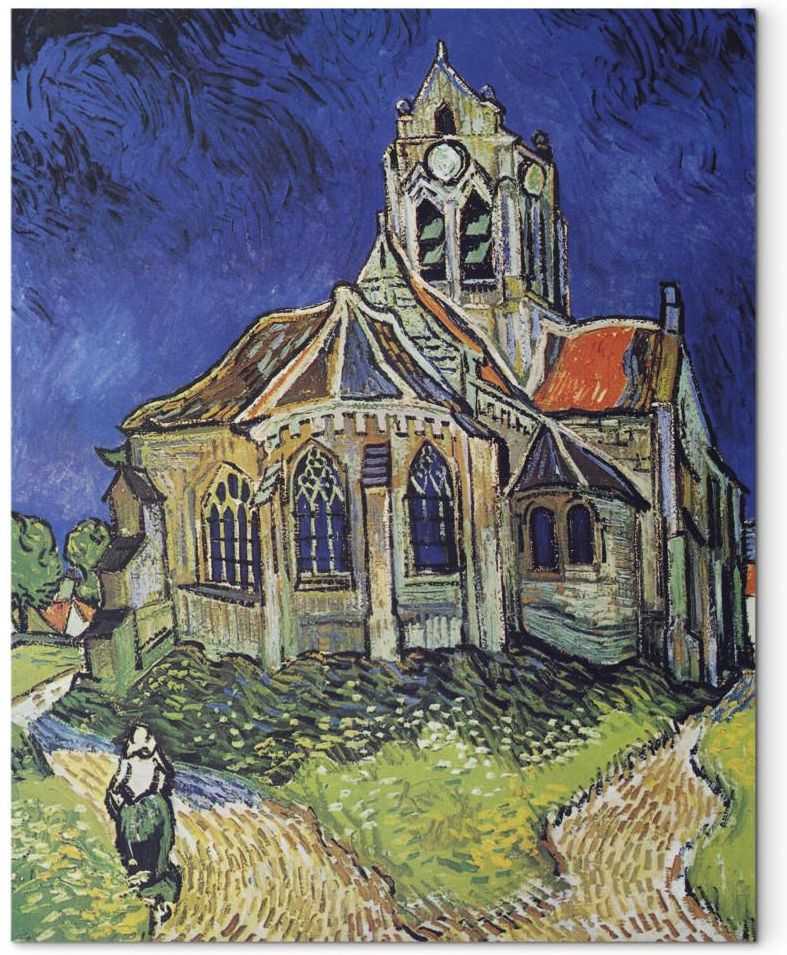 Bimago Reprodukcja Obrazu Kościół W Auvers Art - Opinie i atrakcyjne ...