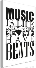 Bimago Obraz Music Is Life That Why Our Hearts Have Beats (1 Częściowy ...