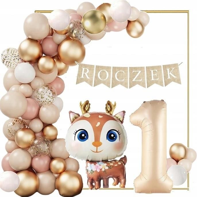 Balony Łuk woodland Dziki Róż dekoracje na Roczek - Ceny i opinie ...