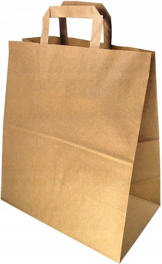 Torba Papierowa eko 29x17x33 torby na wynos 200szt - Ceny i opinie - Ceneo.pl