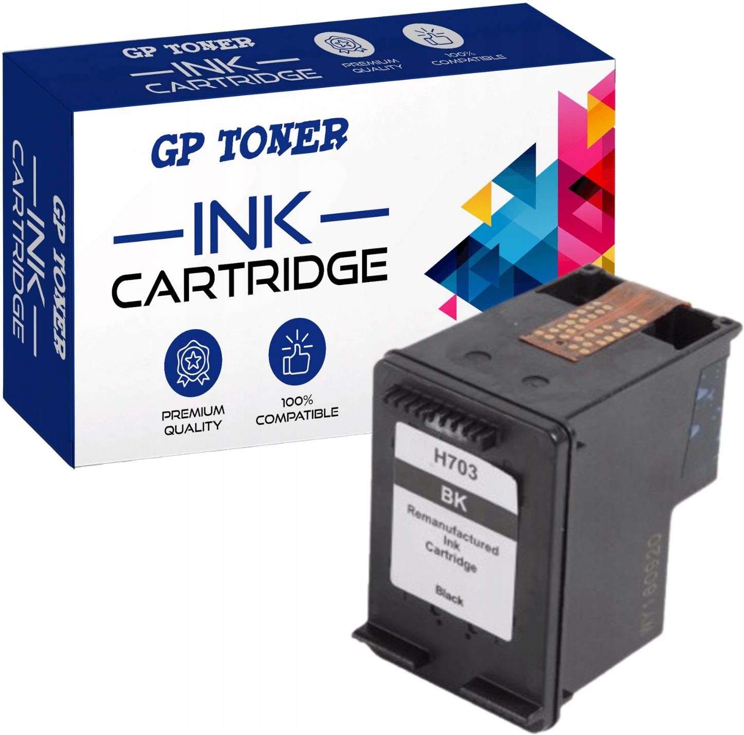Tusz GP Toner Tusze Do HP DeskJet K109a K209a K510 D730 F735 XL ...