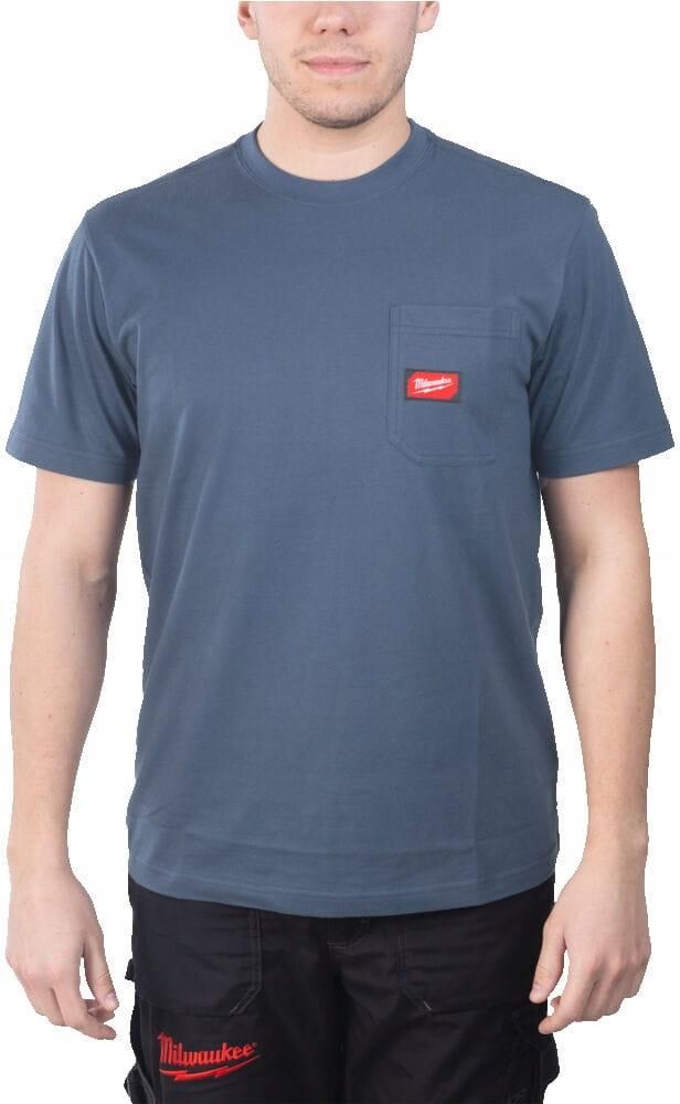 Koszulka T-shirt z kieszonką Milwaukee L Czarna 4932493005 - Ceny i ...