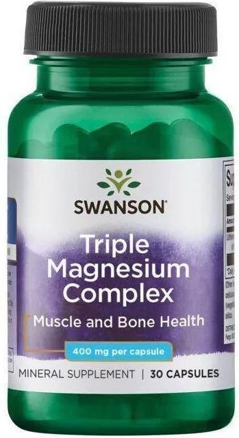 Swanson Triple Magnesium Complex Magnez 400 Mg 30Kaps. - Opinie i ceny ...