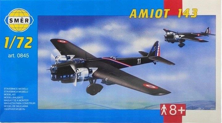 Směr Smer 0845 Samolot Amiot 143 1:72 Model Do Sklejania - Ceny i ...