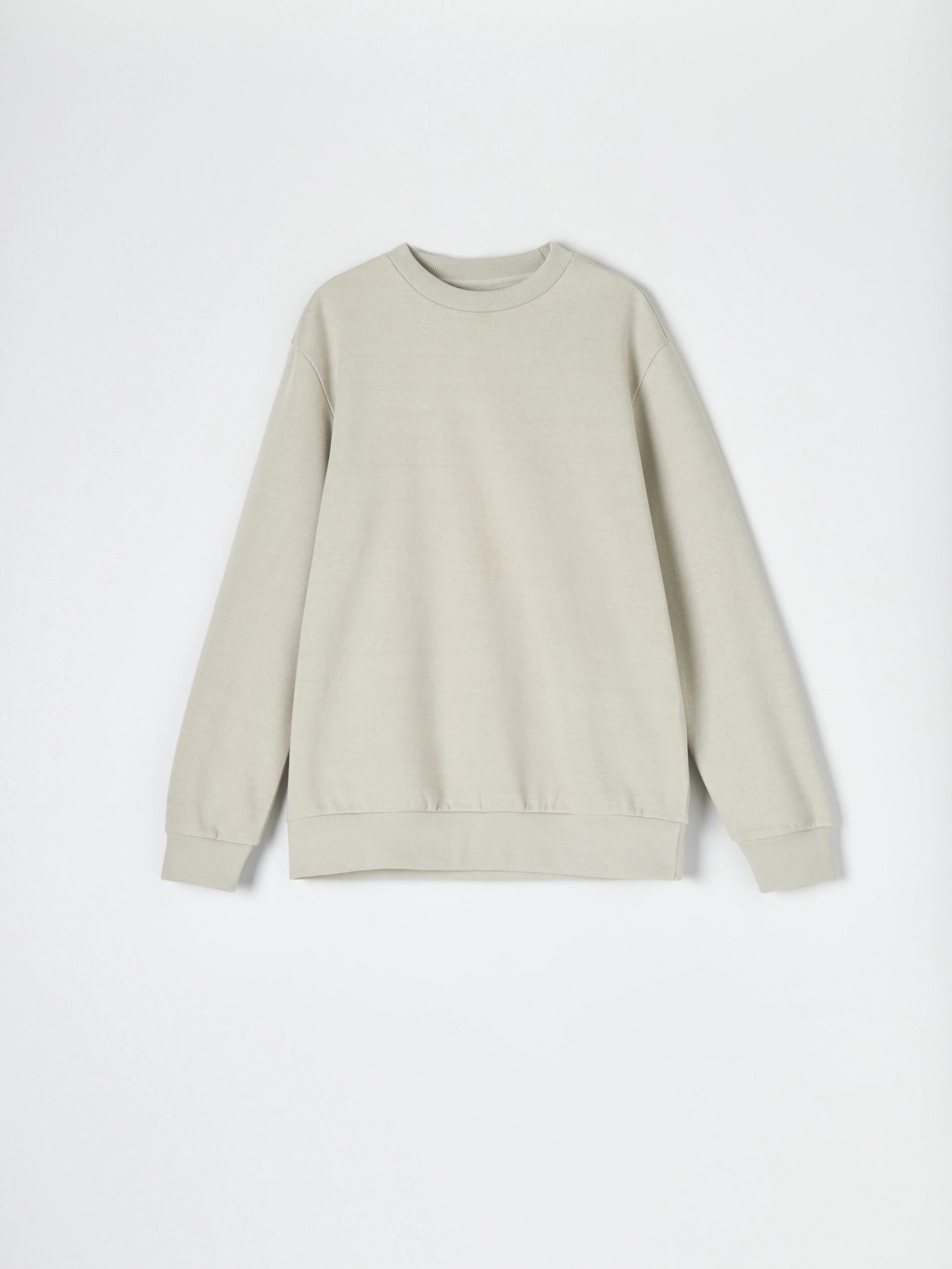 Sinsay - Bluza basic - Kremowy - Ceny i opinie - Ceneo.pl