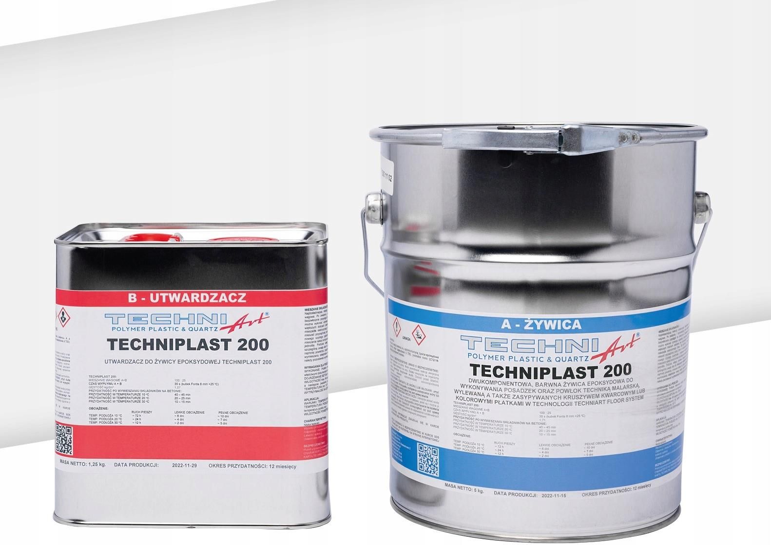 Techniart Techniplast 200 12,5Kg Barwiona Żywica Epoksydowa - Opinie i ...