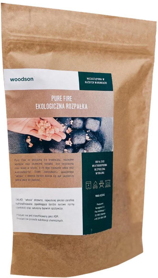 Woodson Rozpałka Pure Fire 0,25kg - Ceny i opinie - Ceneo.pl