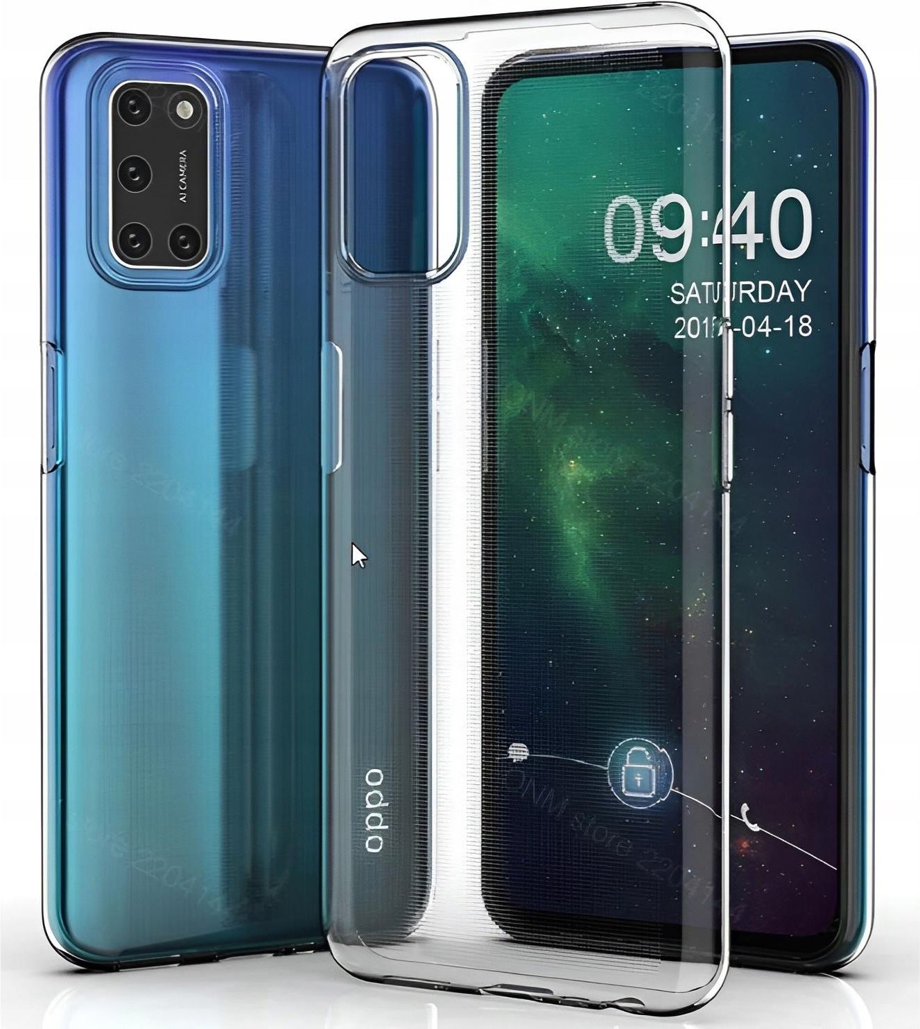 Hello Case Etui Do Oppo A72 5G Gumowe Slim Clear View - Etui na telefon ...