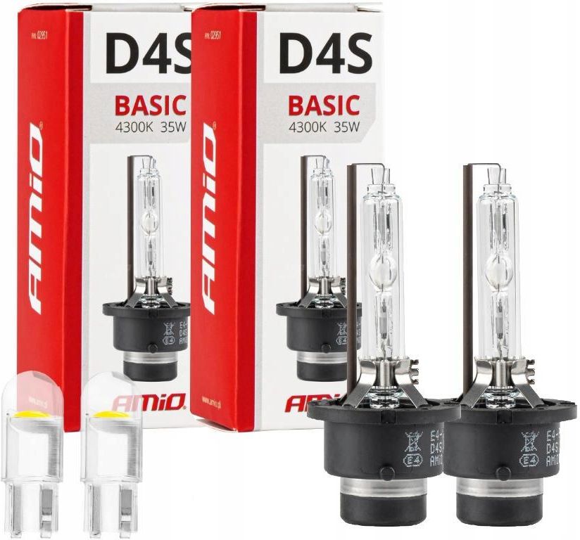 Amio Żarnik Xenon Ksenon D4S 4300K Homologacja W5W - opinie i ceny na ...