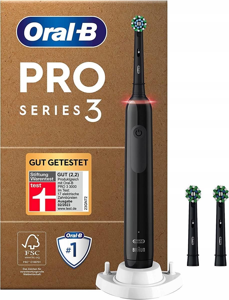 Szczoteczka elektryczna Oral-B Pro Series 3 Czarny - Opinie i ceny na ...