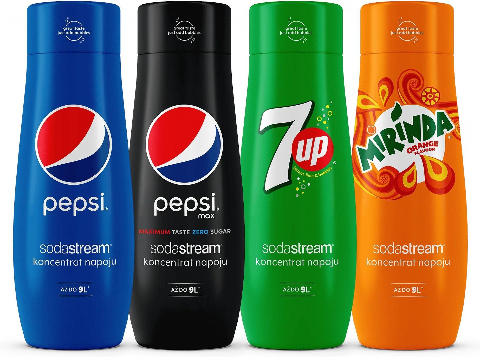 SodaStream Syropy Pepsi, Pepsi Max, 7 UP, Mirinda - Ceny i opinie ...