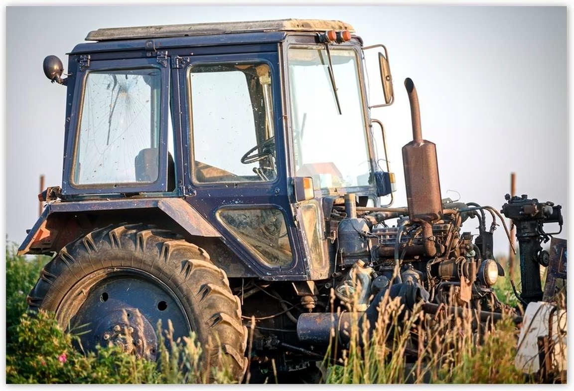 Zesmakiem 104X70 Stary Traktor Na Polu - Opinie i ceny na Ceneo.pl