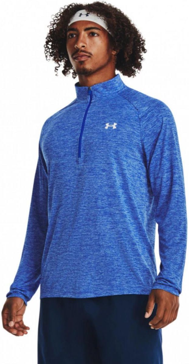 Męska bluza treningowa Under Armour Tech 2.0 1/2 Zip - niebieska - Ceny ...