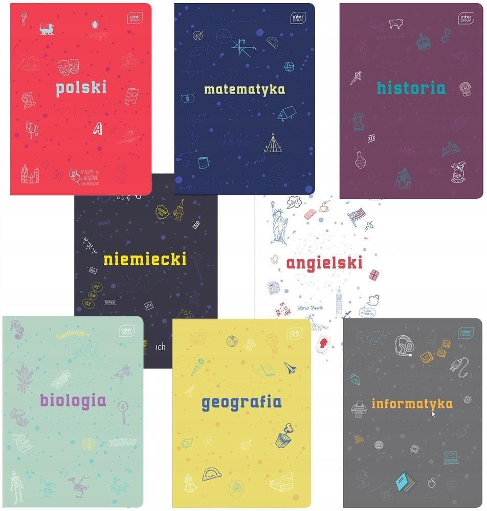 Interdruk Zeszyty Tematyczne 8Szt. A5 60 Kartek Hybrydowe - Ceny i ...