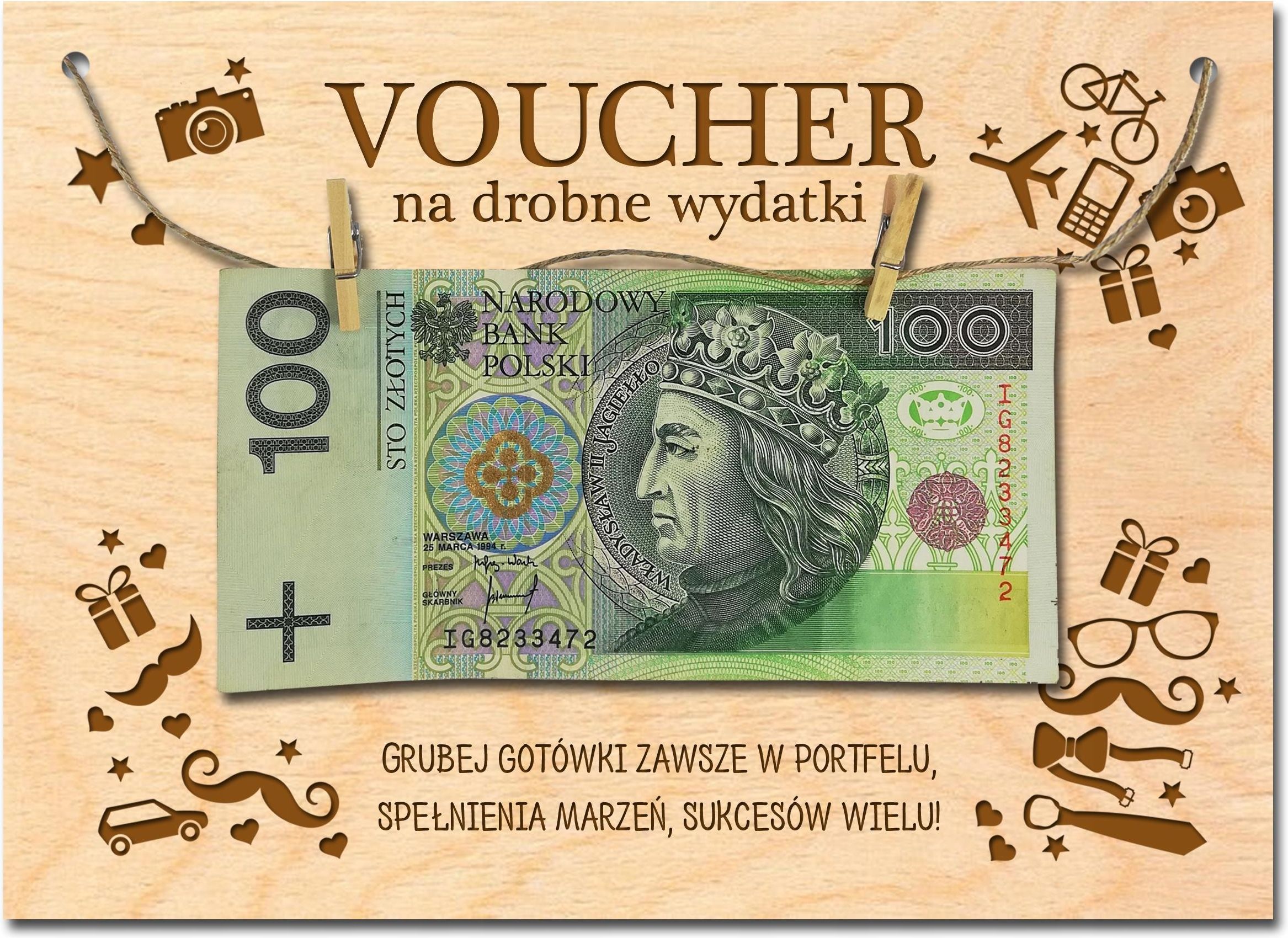 Propa-Ganda Voucher Bon Na Urodziny 18 30 40 50 60 70 - - Ceny i opinie - Ceneo.pl
