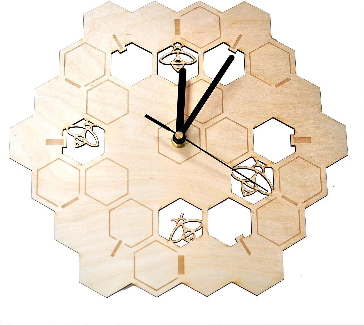 Garibald Pl Pszczelarz Drewniany Zegar Ścienny Z Grawerem - Ceny i ...