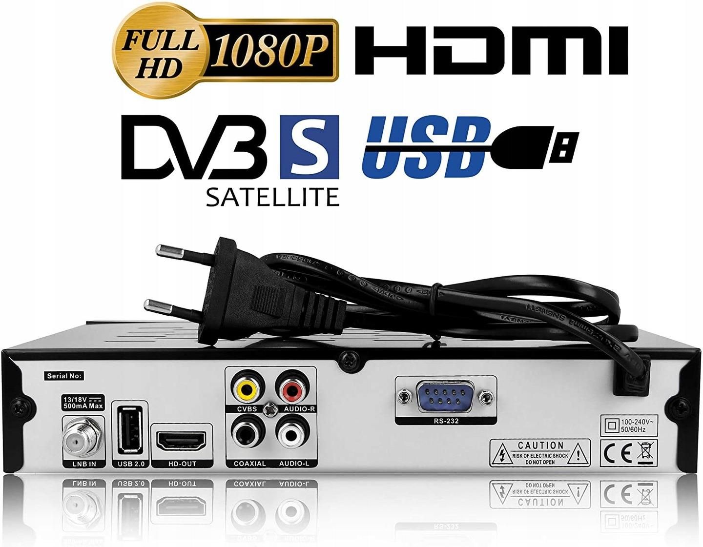 TUNER ODBIORNIK SATELITARNY HD ECHOSAT 20500 S - Opinie i ceny na Ceneo.pl