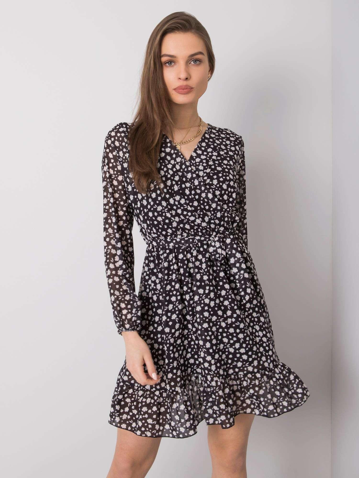 Sukienka-TW-SK-BI-26329.20-czarno-biały : Kolor - Czarno-Biały, Rozmiar ...