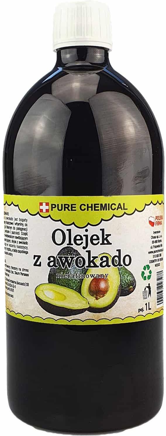 OLEJEK Z AWOKADO - Nierafinowany 1l PURECHEMICAL - Opinie i ceny na Ceneo.pl
