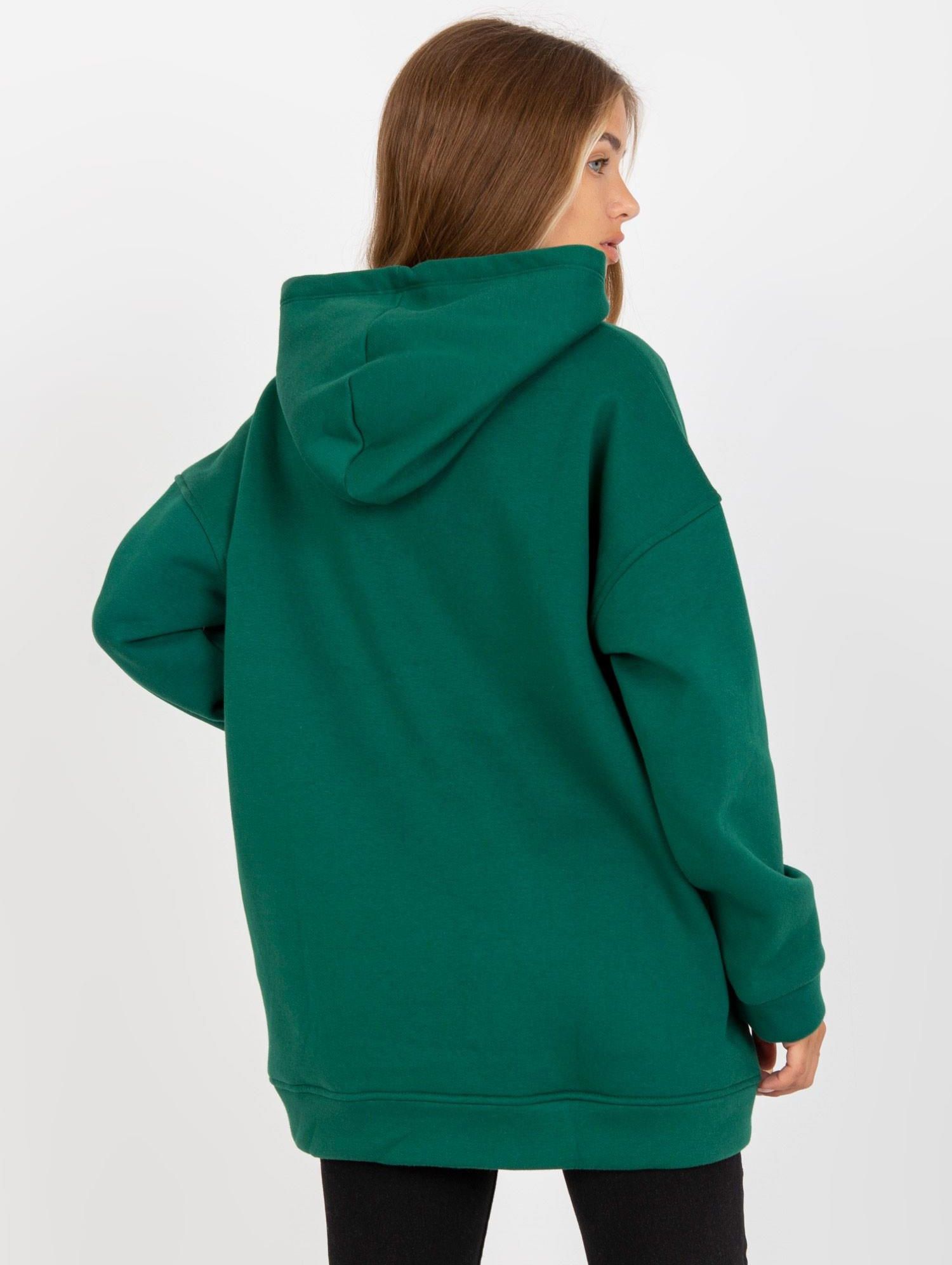 Bluza-RV-BL-8042.00P-ciemny zielony : Kolor - Ciemny zielony, Rozmiar - M - Ceny i opinie - Ceneo.pl