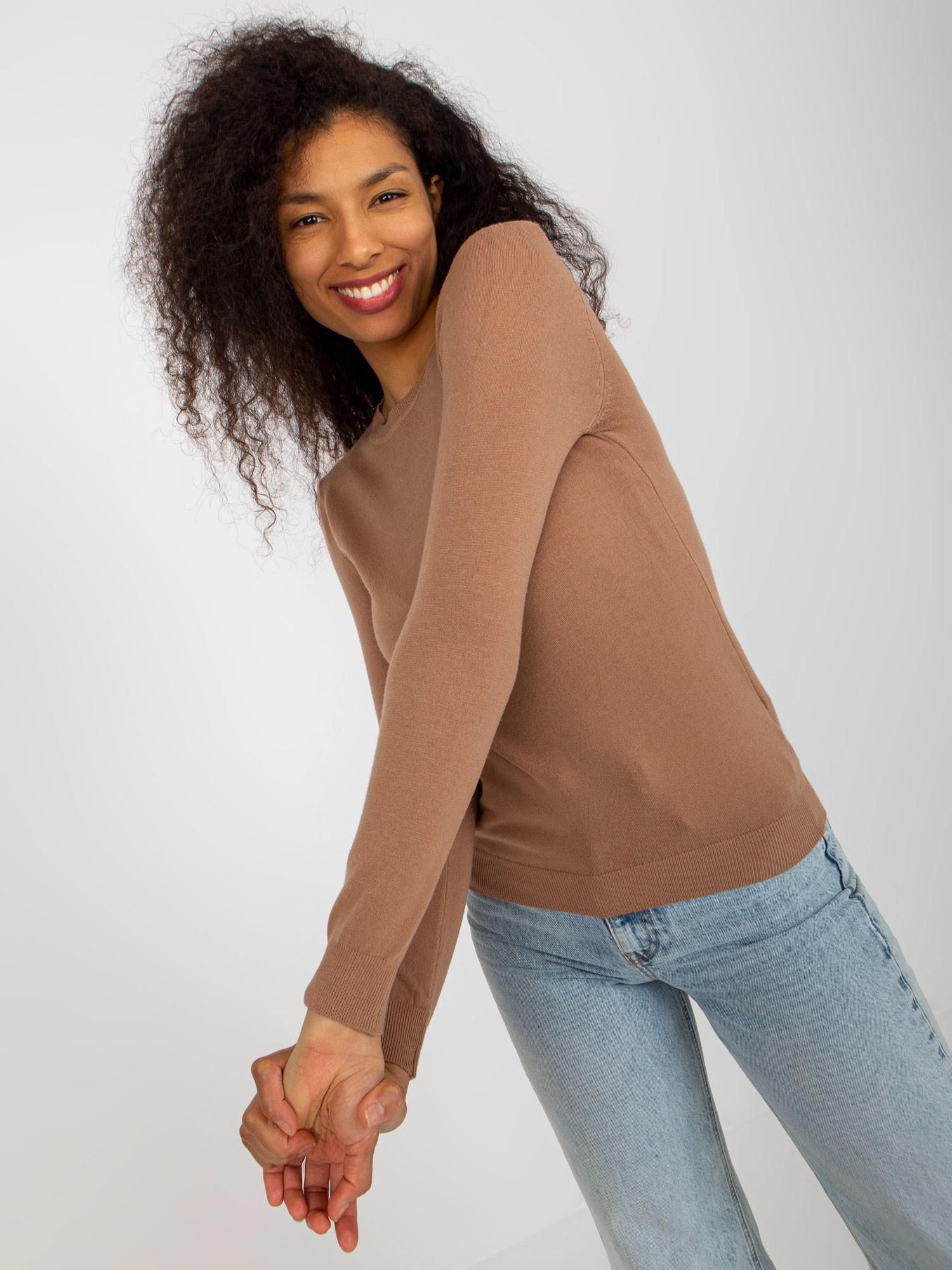 Sweter-NM-SW-J52001.57-camelowy : Kolor - Camelowy, Rozmiar - ONE SIZE ...