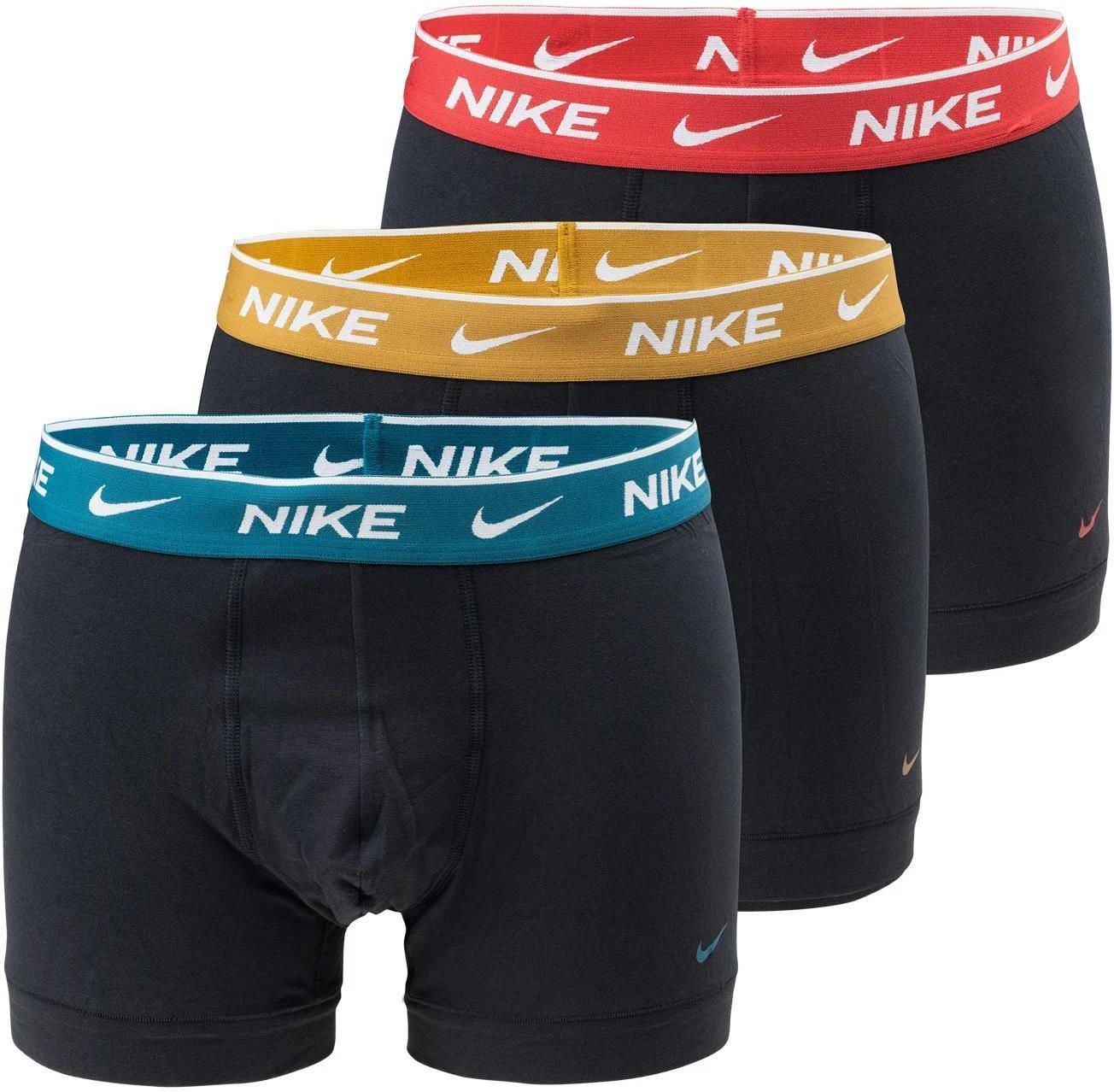 Męskie Bokserki Nike Trunk 3Pk 0000KE1008C4R – Czarny - Ceny i opinie ...