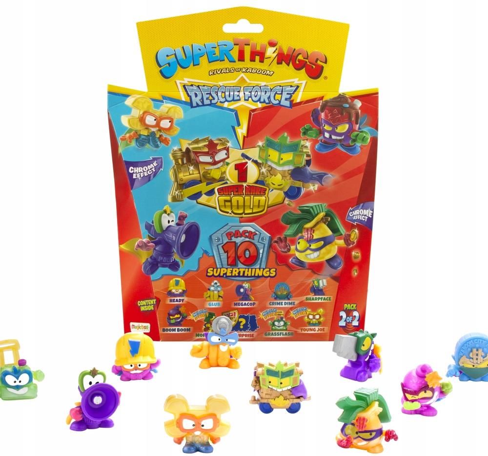 Magicbox Superthings Zings Seria 10 Zestaw Figurek 2/2 - Ceny i opinie - Ceneo.pl