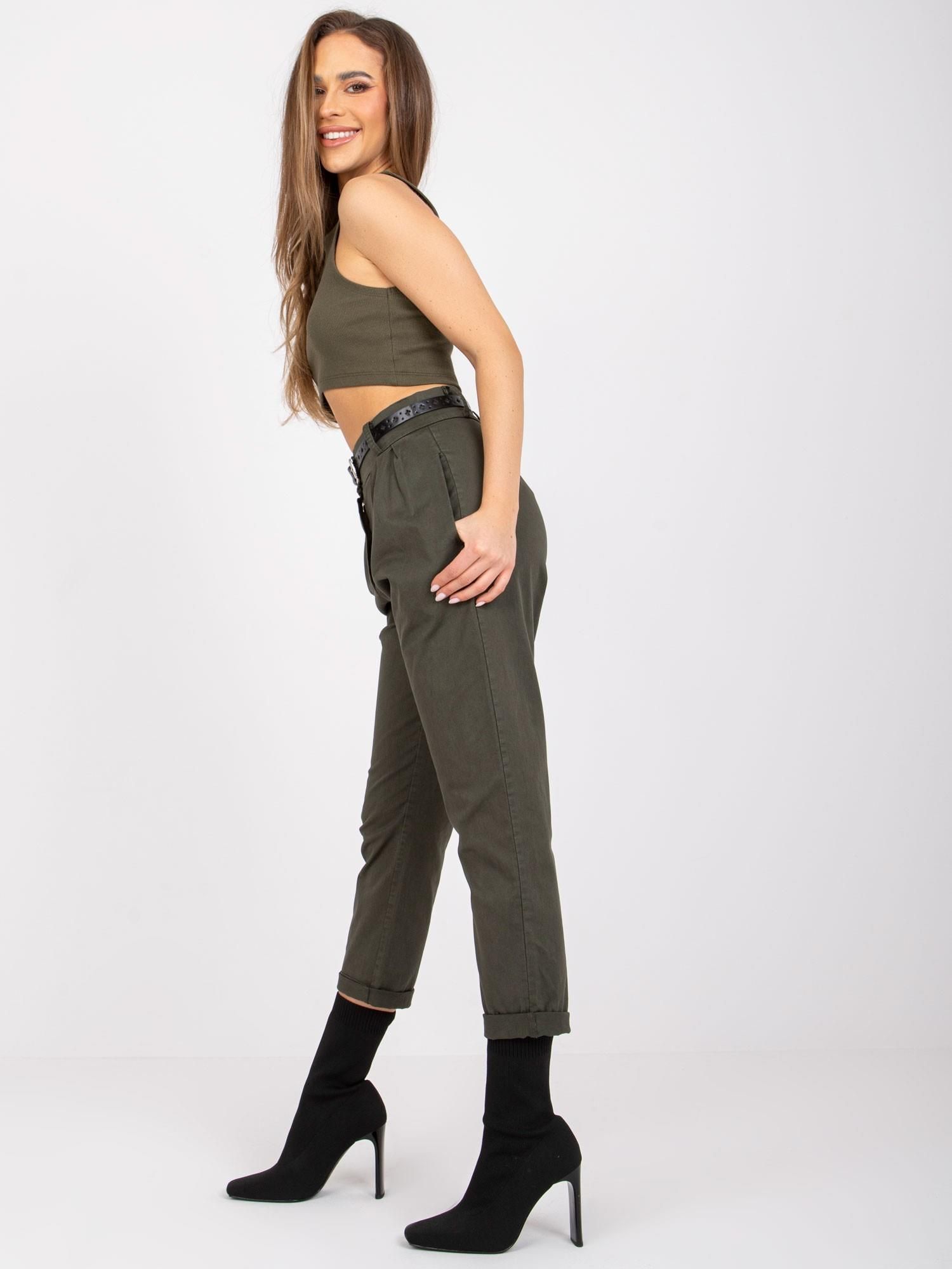 Spodnie-DHJ-SP-3157.34P-khaki : Kolor - Khaki, Rozmiar - M - Ceny i ...