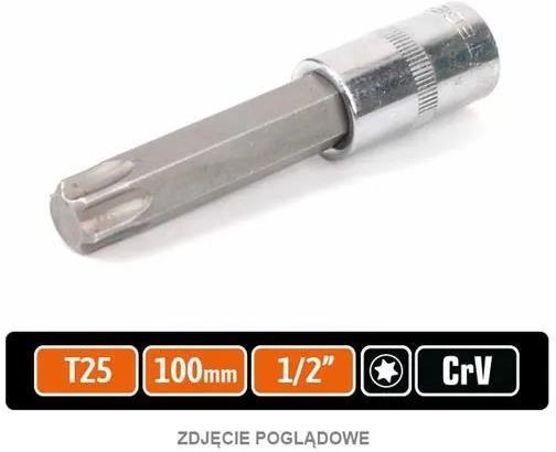 Teger Klucz Nasadowy 1/2 Z Bitem Torx 100 Mm/T25 / - Ceny i opinie ...