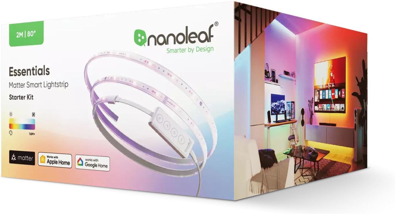 Nanoleaf Essentials Light Strips Starter Kit 2m Matter (NF080K022LS ...