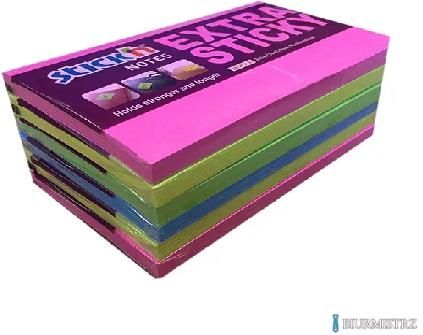 Notes Samoprzylepny Extra Sticky 76X127Mm 4 Kol.Neon/90 Kart. 6Szt ...