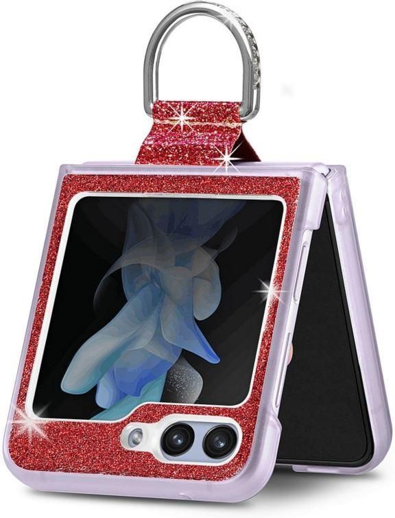 Etui Hard Case Bling Na Telefon Samsung Galaxy Z Flip5 5G F721 Czerwone ...