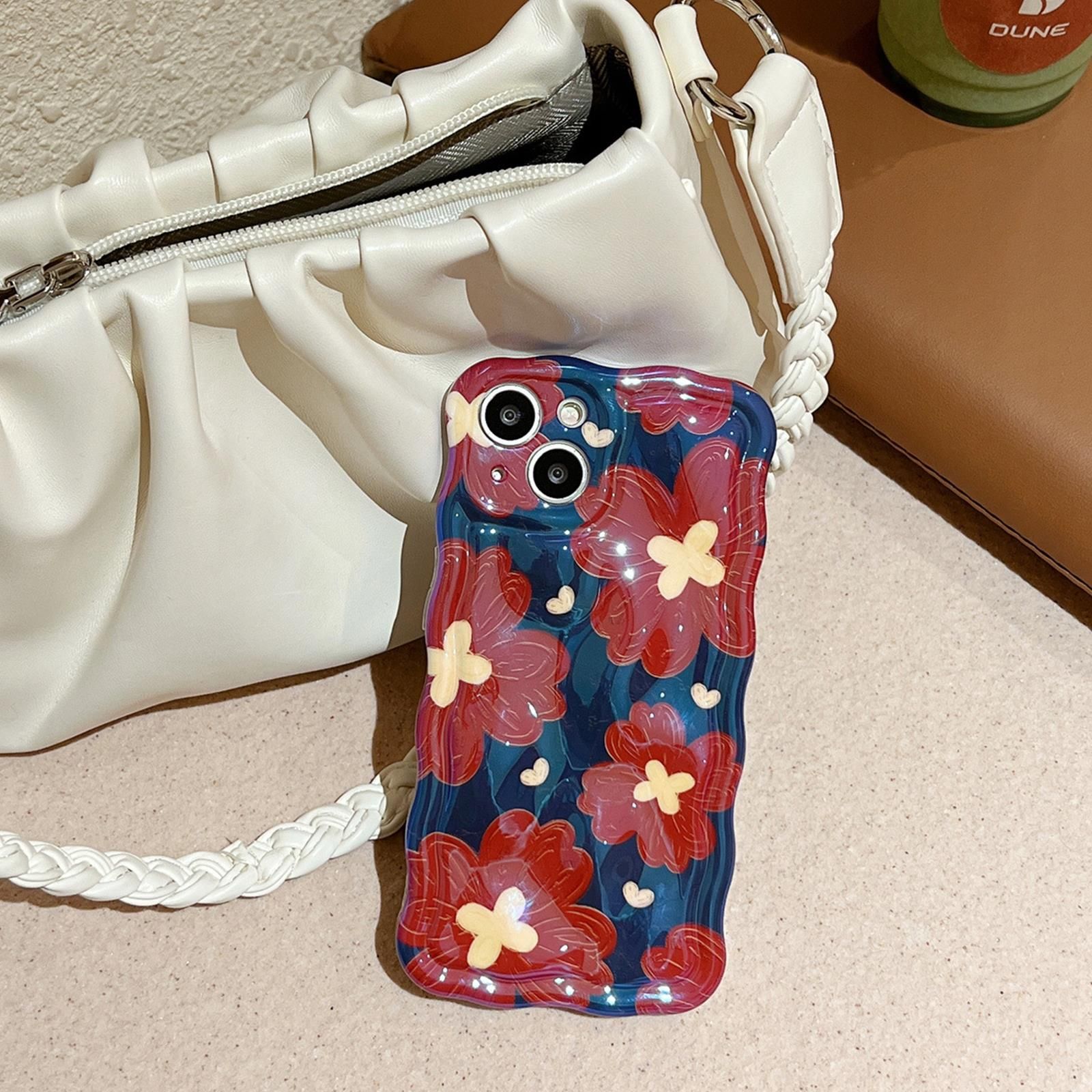 Na Iphone 14 Pro Max Etui Flower Cute Wave Border - Etui na telefon, ceny i opinie - Ceneo.pl